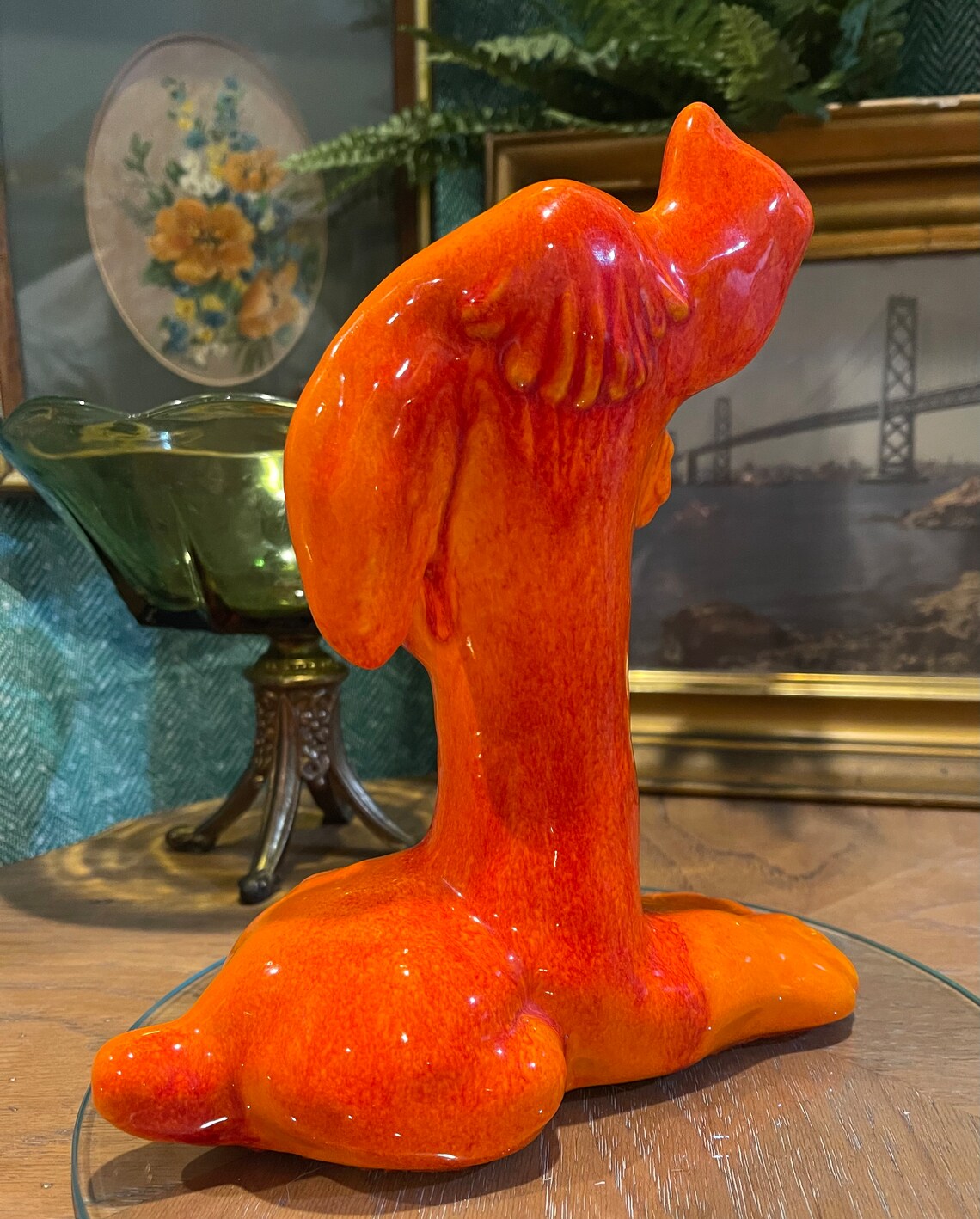 1960s Haeger Doggie Bank, MCM Mandarin Orange Bank - Etsy