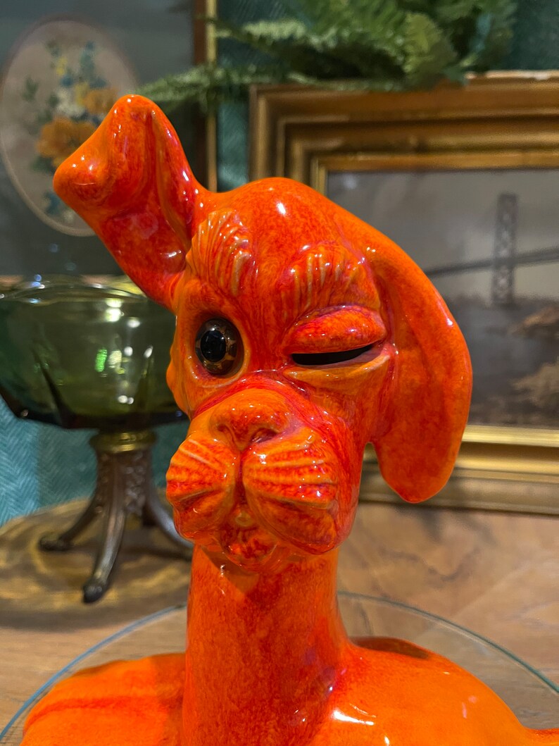 1960s Haeger Doggie Bank, MCM Mandarin Orange Bank - Etsy