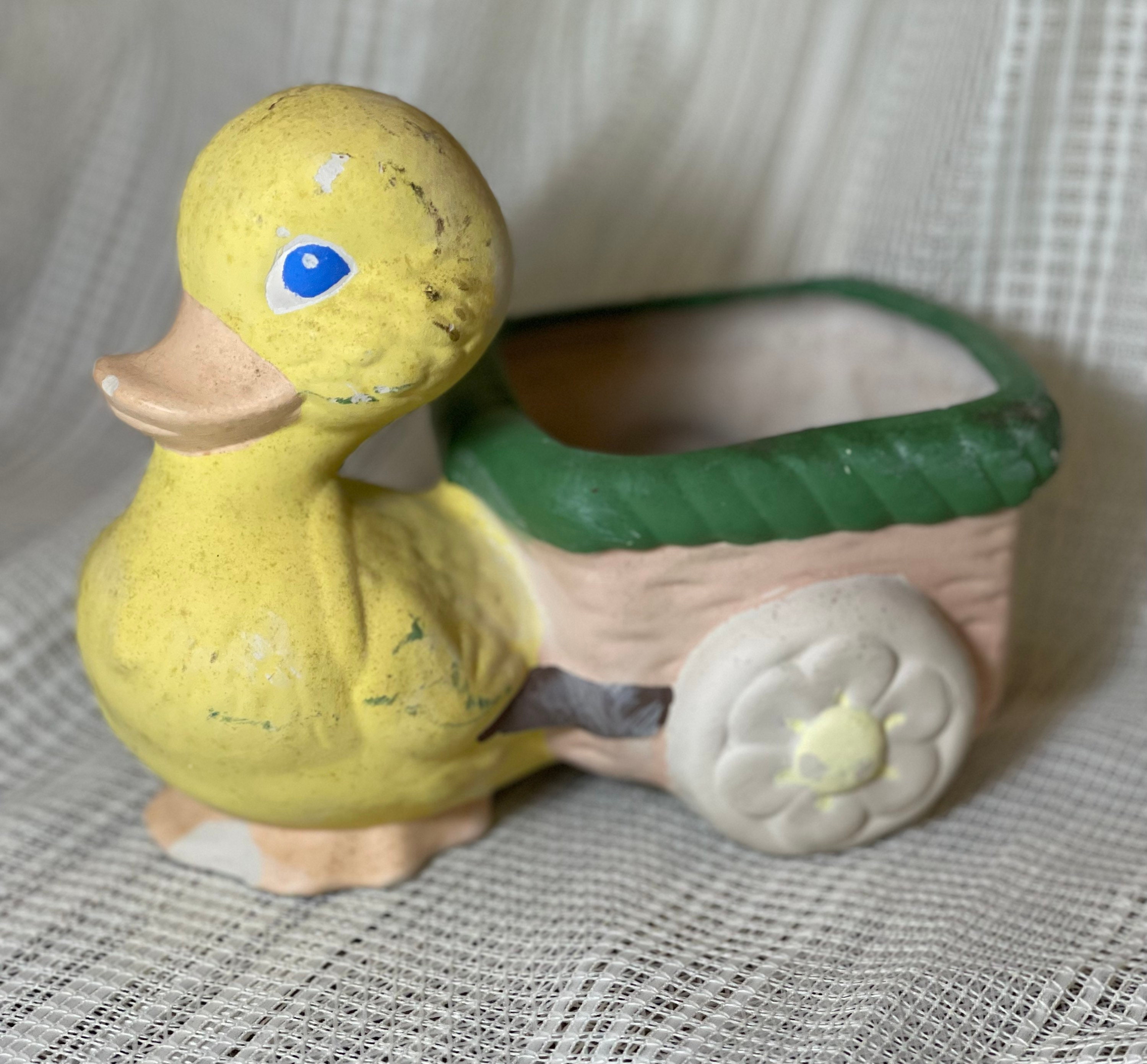 Vintage Duck Planter Easter Duck Planter - Etsy