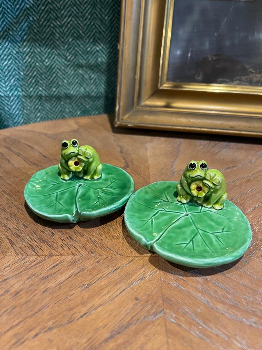 Vintage Frog Trinket Dish, Made in Japan Ring Dish, Vintage Ring Dish ...