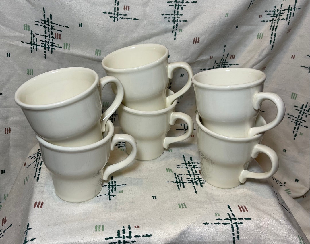 MCM Vintage Diner Coffee Mugs- Set of 6 - Etsy