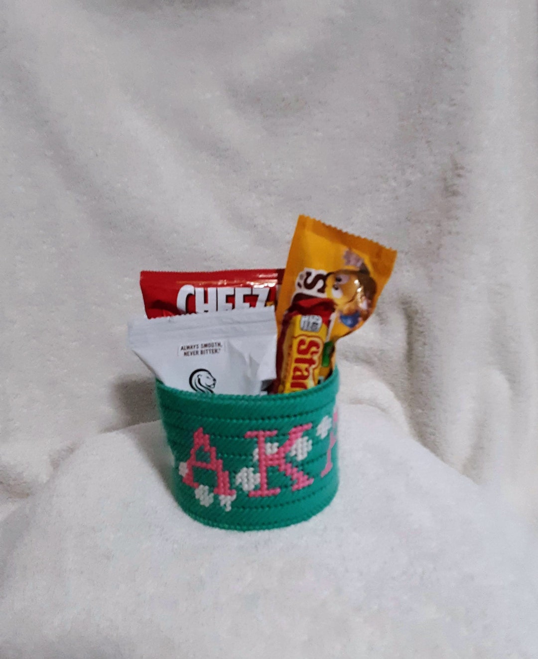 Alpha Kappa Alpha String of Pearls Little Basket - Etsy