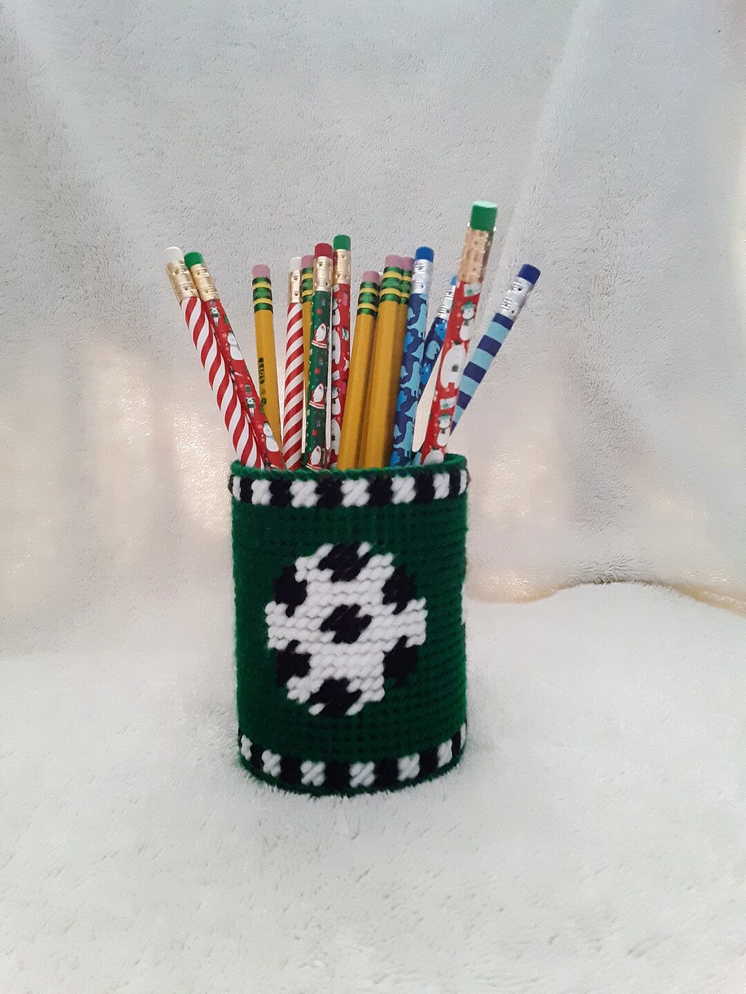 Soccer Pencil Holder - Etsy