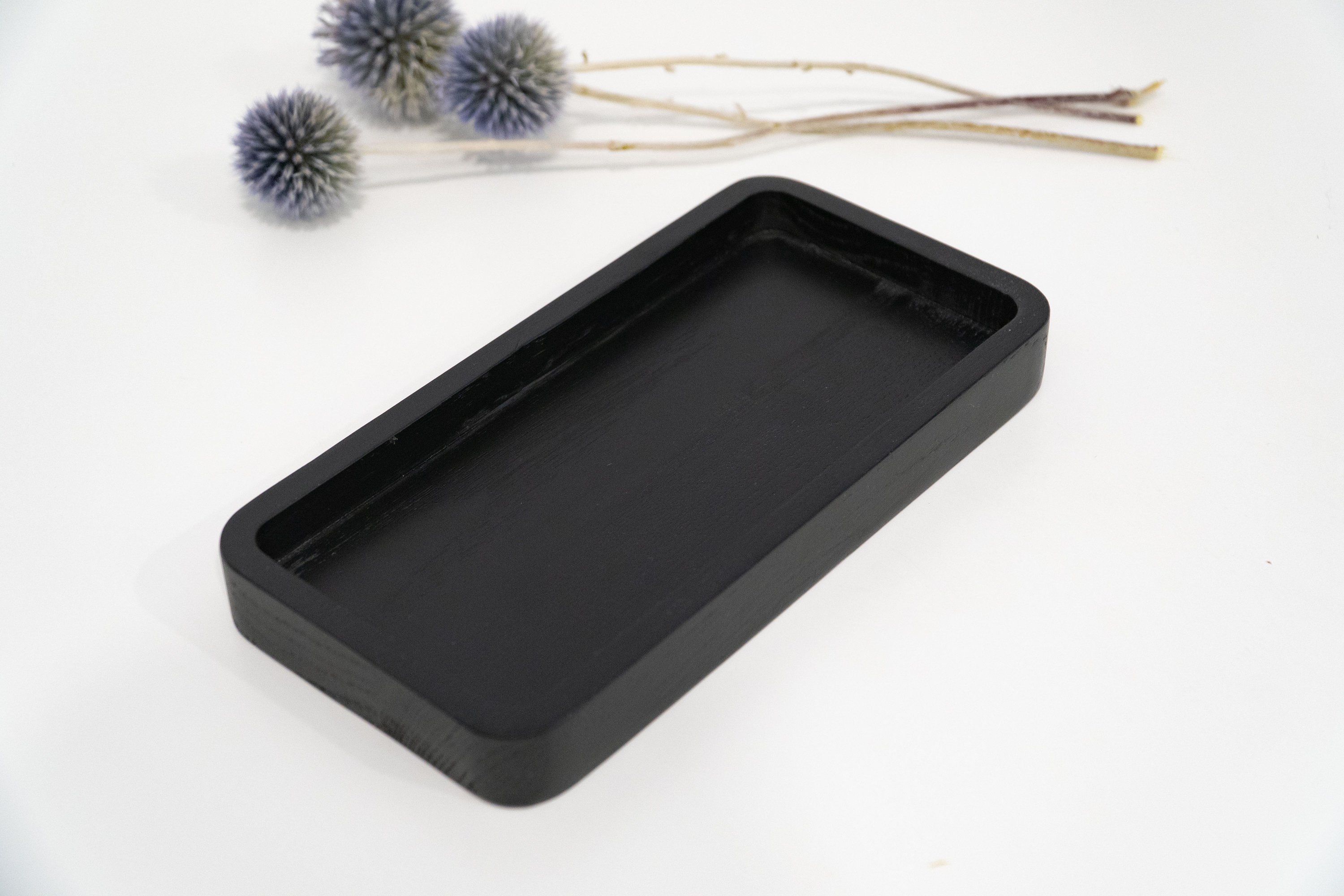Black Wooden Trayhandmade Tray Wooden Cup Tray Wood Natural - Etsy