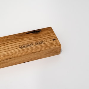 Solid Oak Wood Card Stand With Test Tube: Table Number Holder - Etsy
