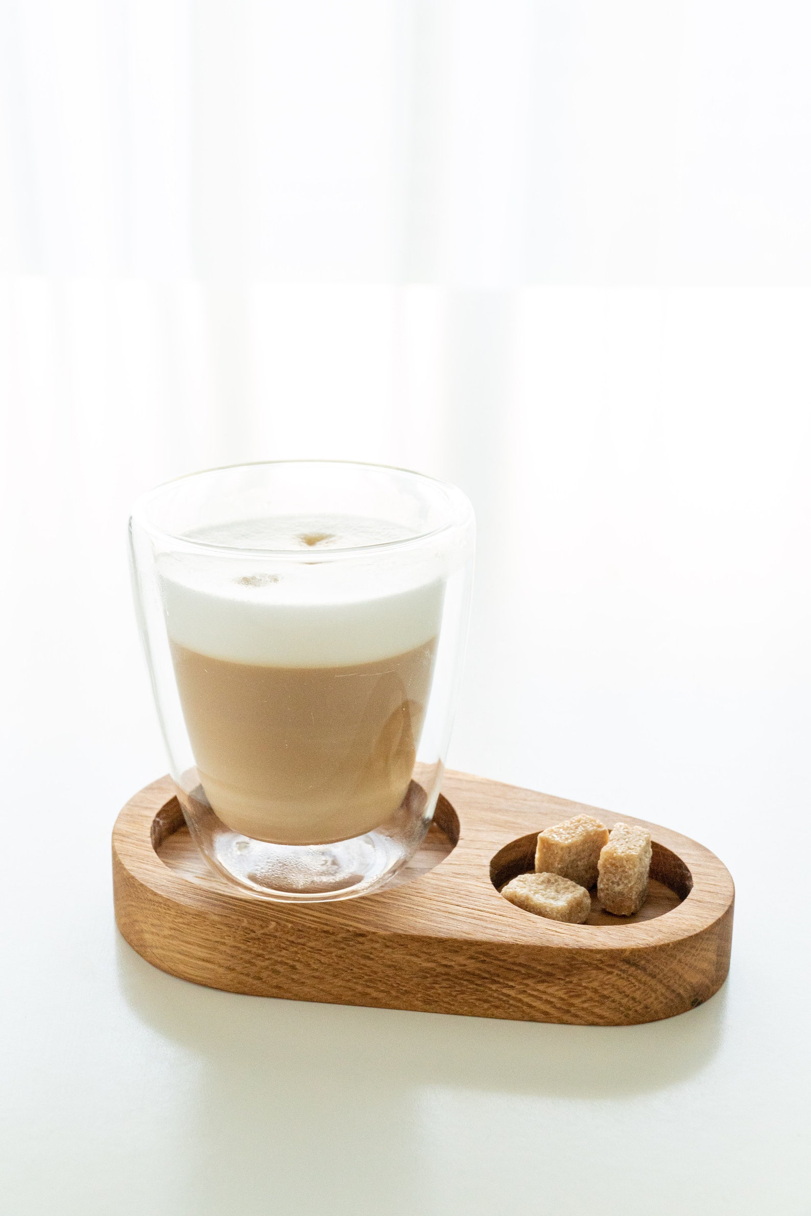 Oak Wood Espresso Tray: Modern Coffee Serving Tray - Etsy
