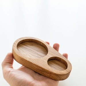 Oak Wood Espresso Tray: Modern Coffee Serving Tray - Etsy
