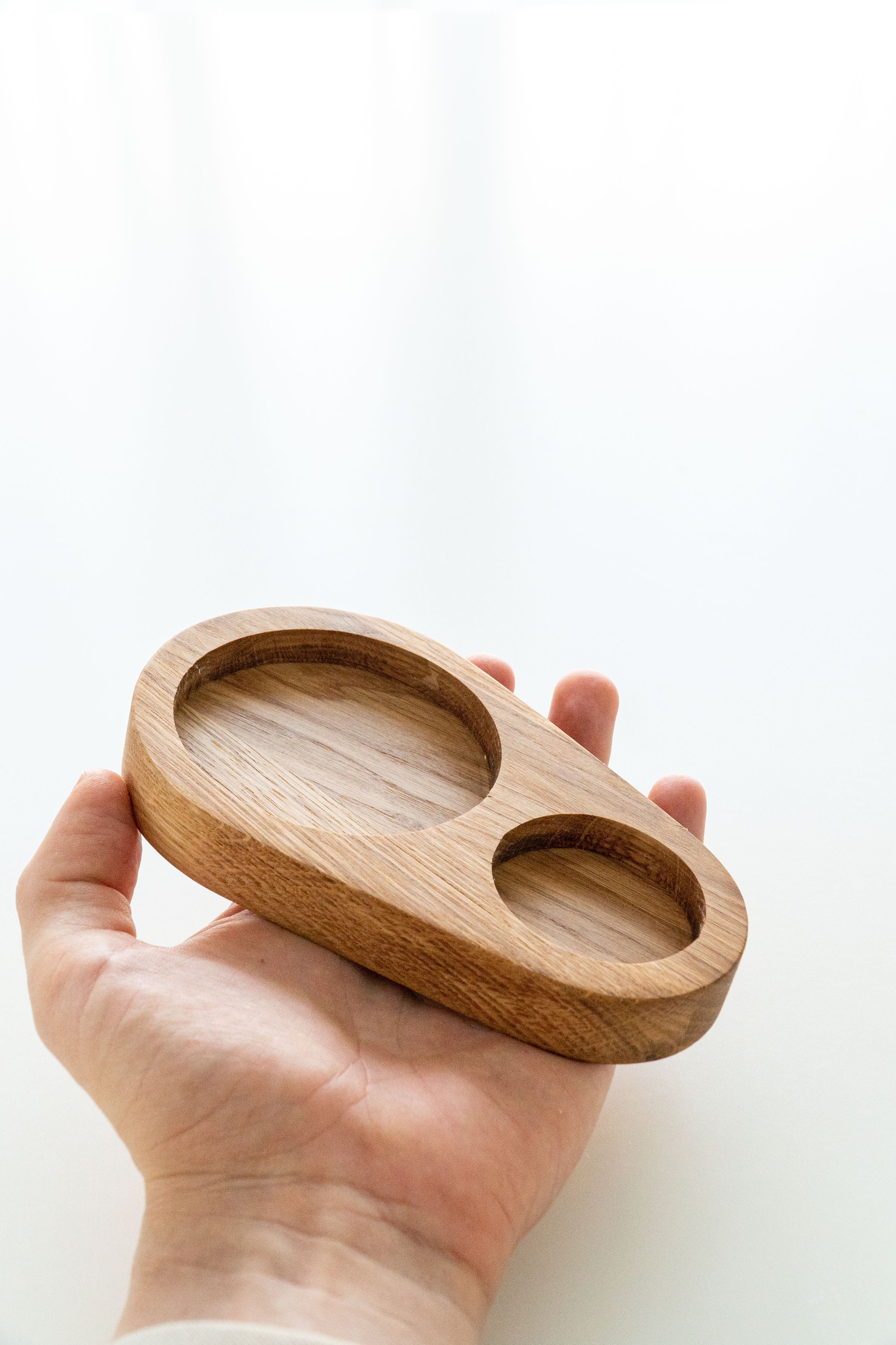 Oak Wood Espresso Tray: Modern Coffee Serving Tray - Etsy