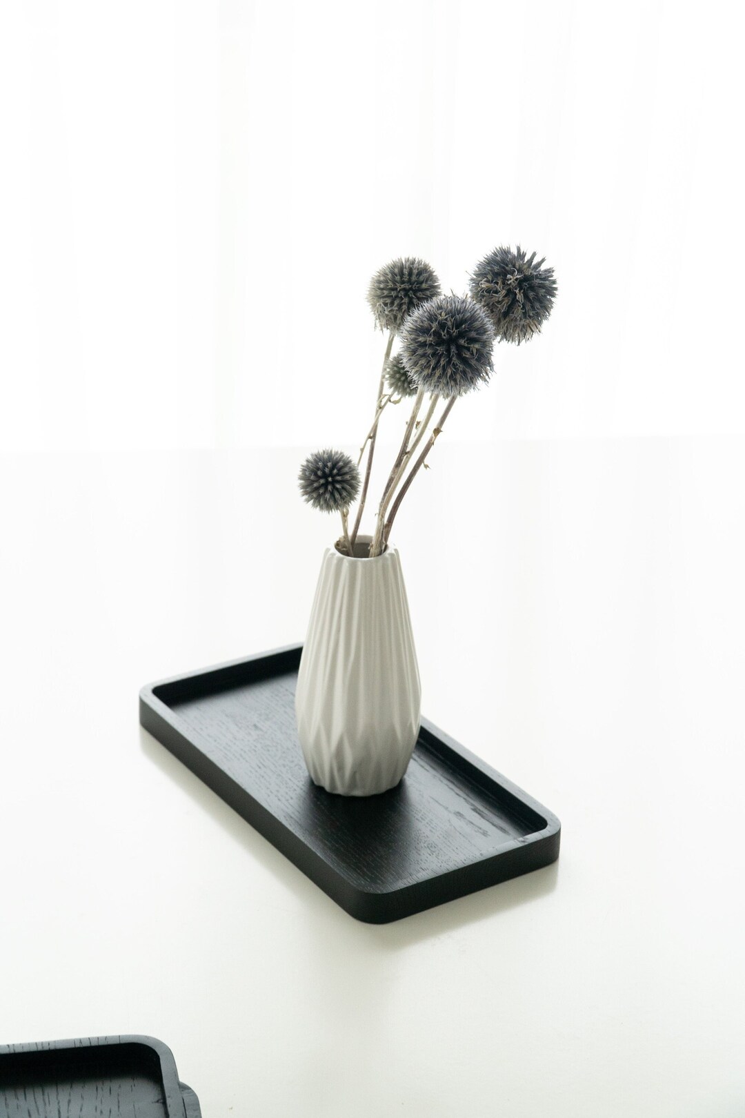 Black Wooden Tray,handmade Tray, Wooden Cup Tray, Wood Natural Tray ...