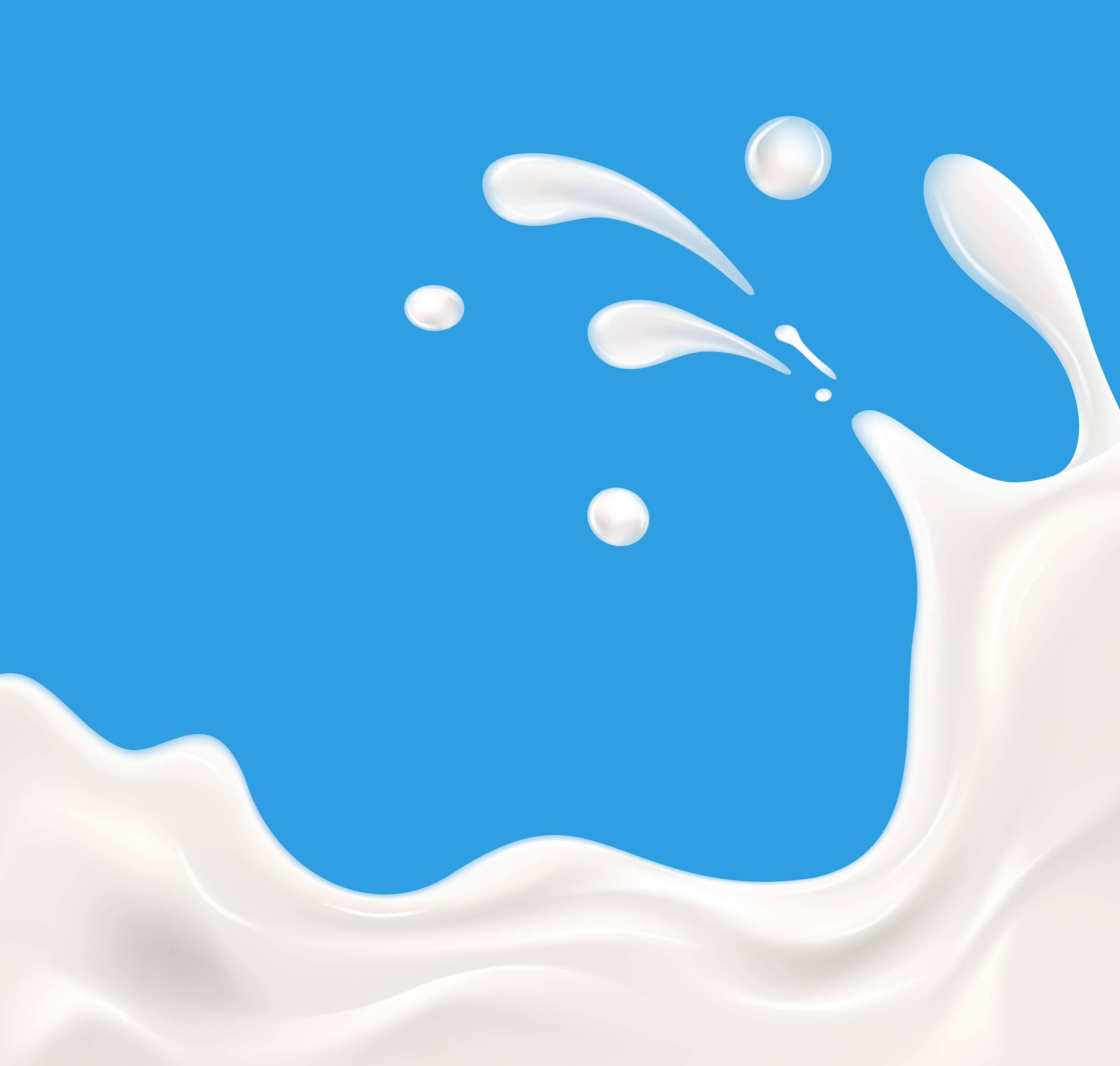 Milk Splash Vector Illustration for Ads and Product Design - Etsy