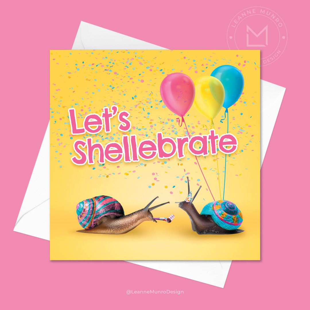 Let's Shellebrate blank Inside Birthday Party - Etsy