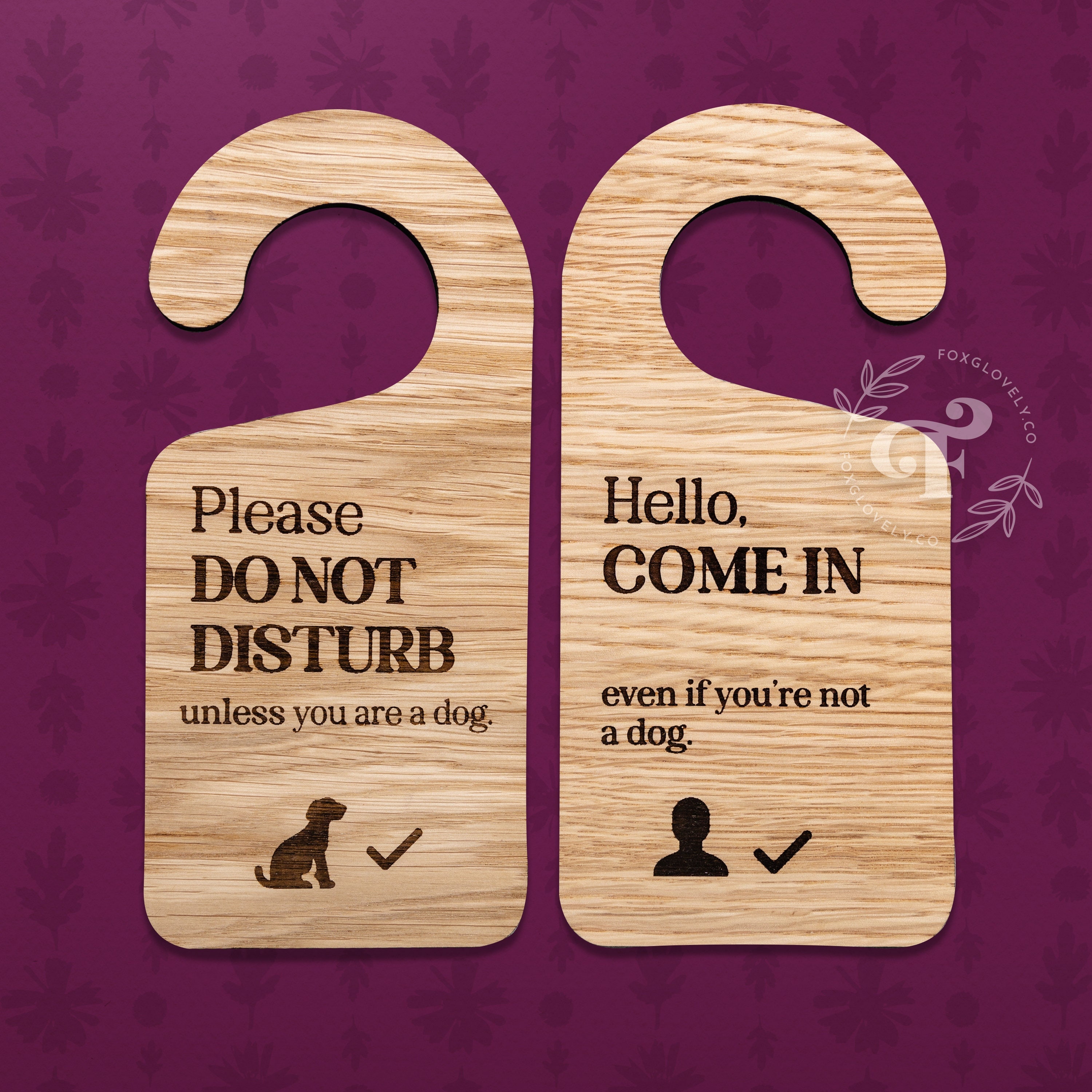 Do Not Disturb Unless You Are a Dog Funny Door Hanger, Home Office ...
