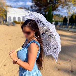 Wedding Parasol - Lace Crochet - Handmade - Etsy