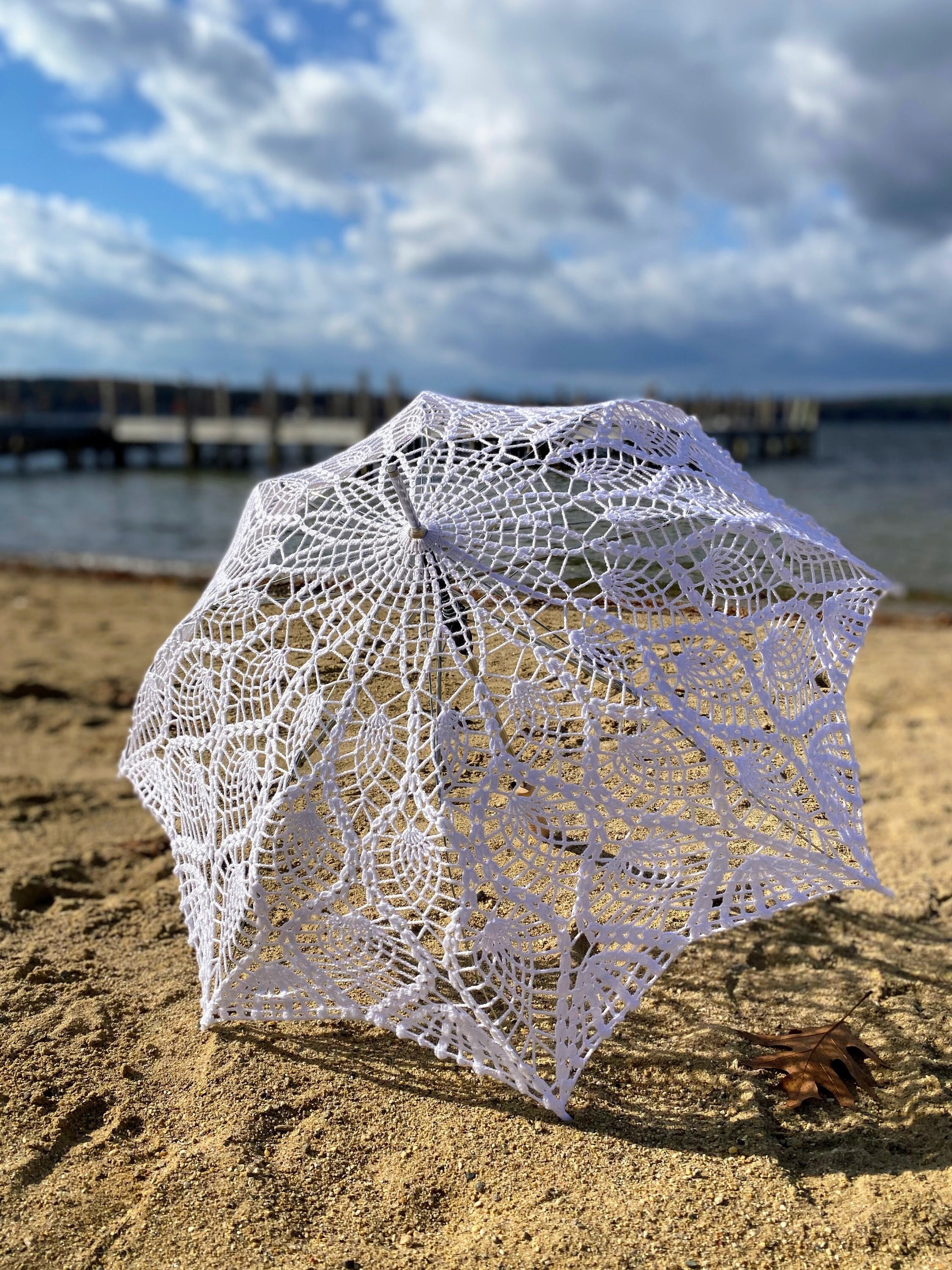 Wedding Parasol - Lace Crochet - Handmade - Etsy