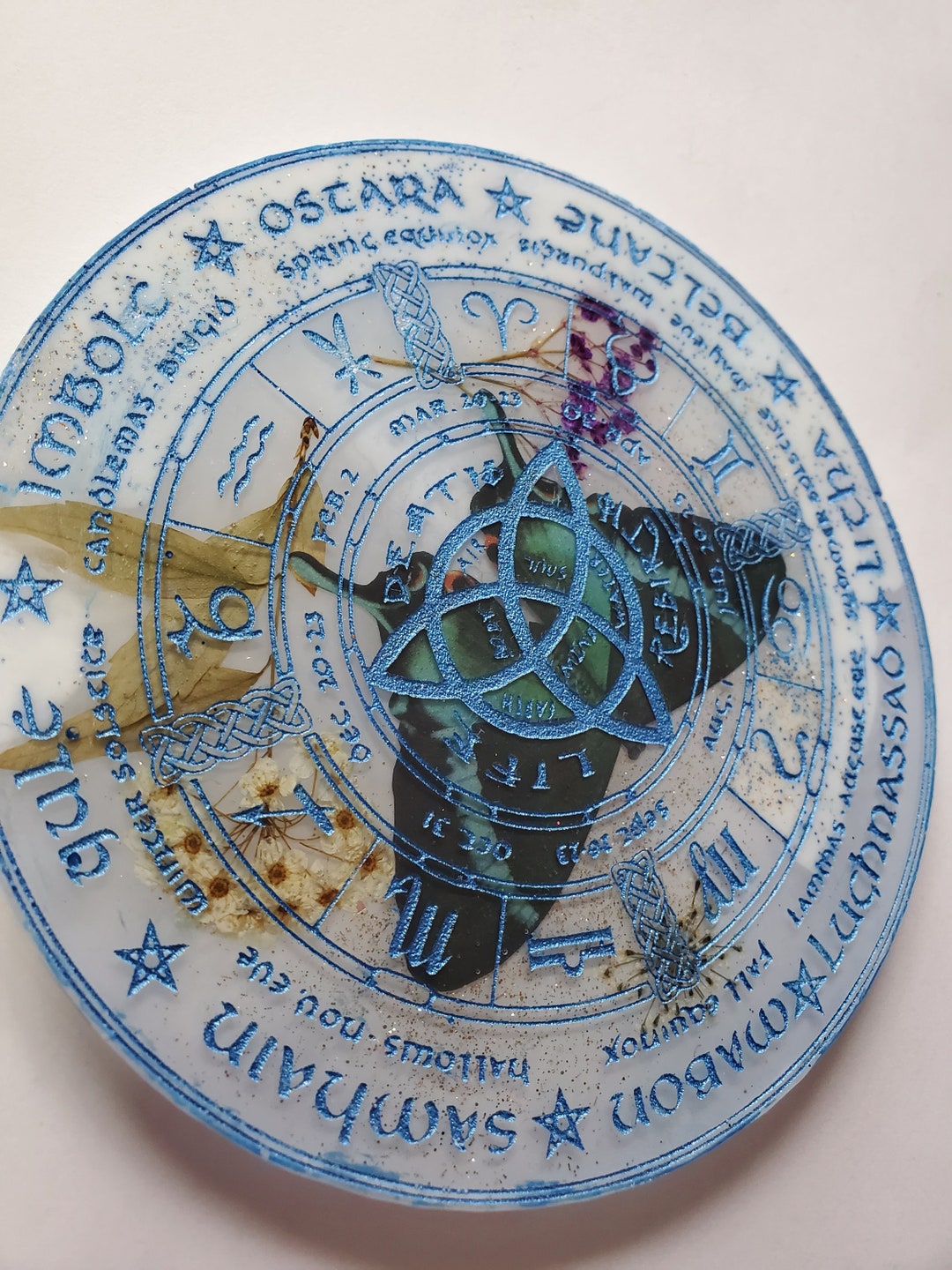 Pegan Wheel Blue - Etsy