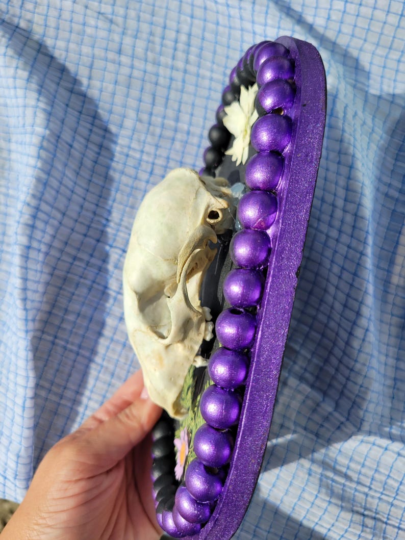 Skull With Flowers - Etsy
