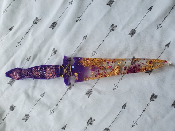 Purple Dagger - Etsy