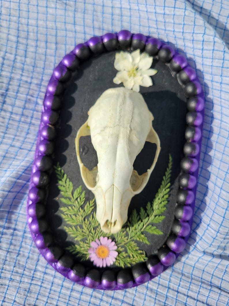 Skull With Flowers - Etsy