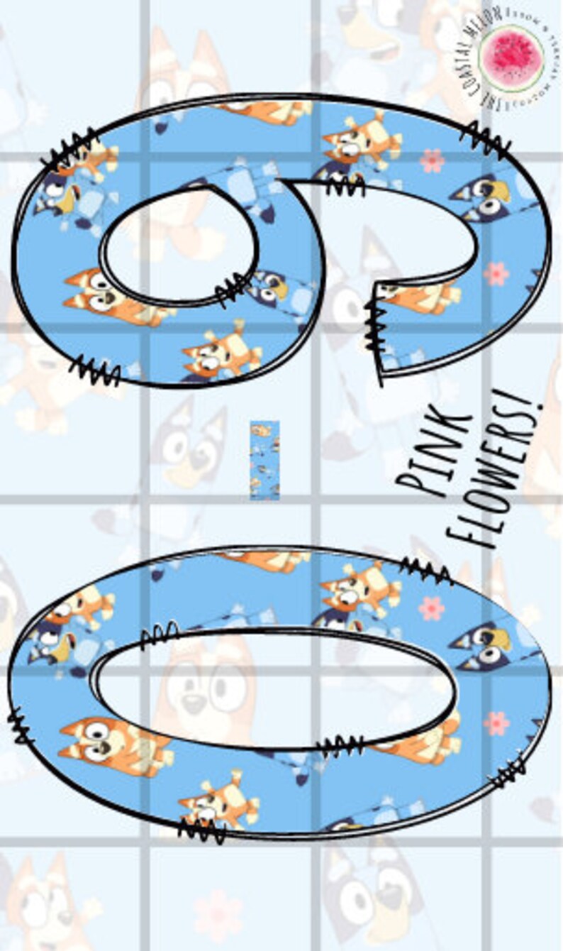 2 FULL SETS Bluey Numbers 0-9 PNG Birthday Sublimation Dtf - Etsy Israel