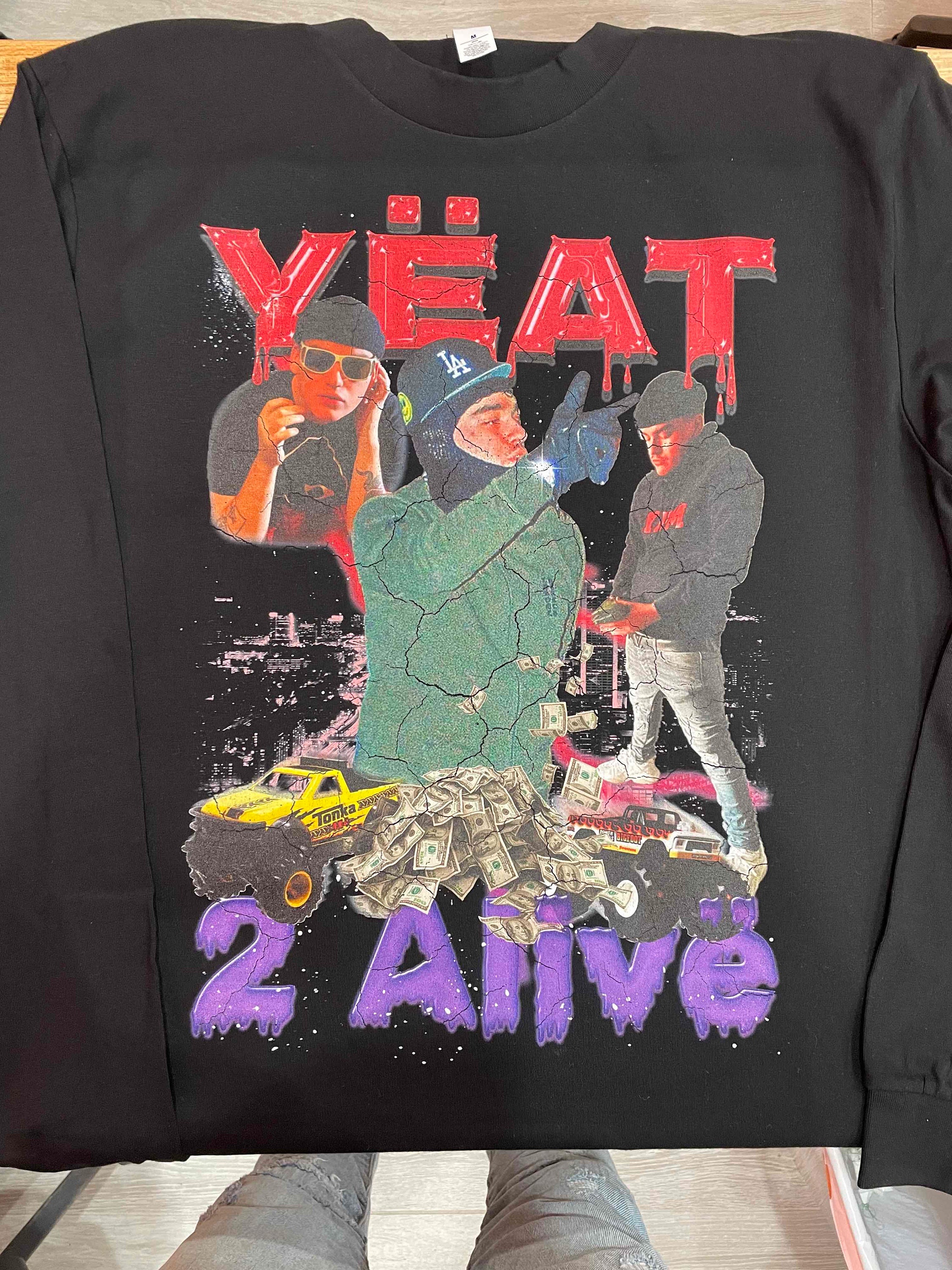 Yëat Vintage Long Sleeve T Shirt Noah Oliver Smith 2022 Underground ...