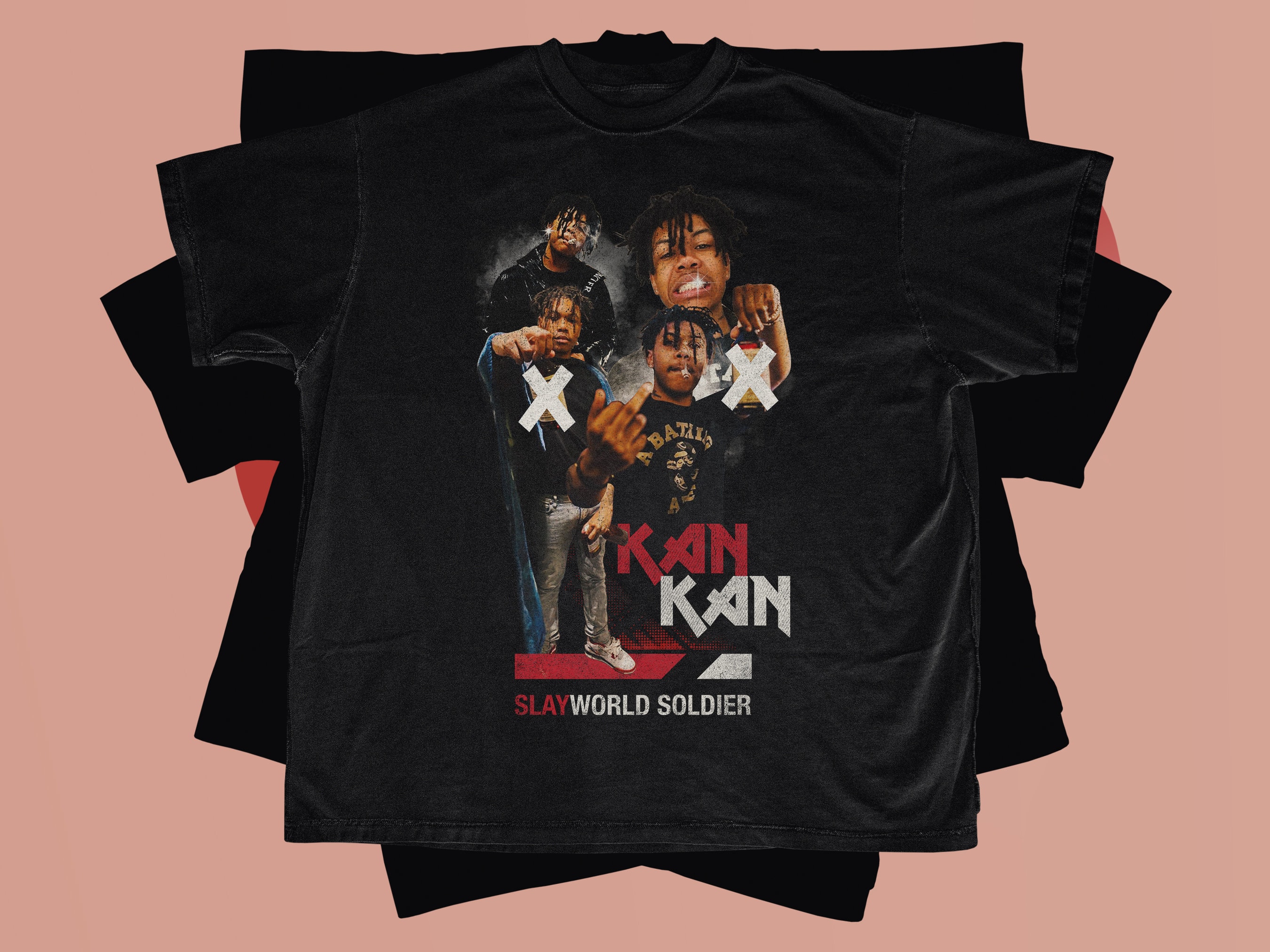 Kankan Vintage T Shirt Keandrian Qynzel Jones Long Short Sleeve ...