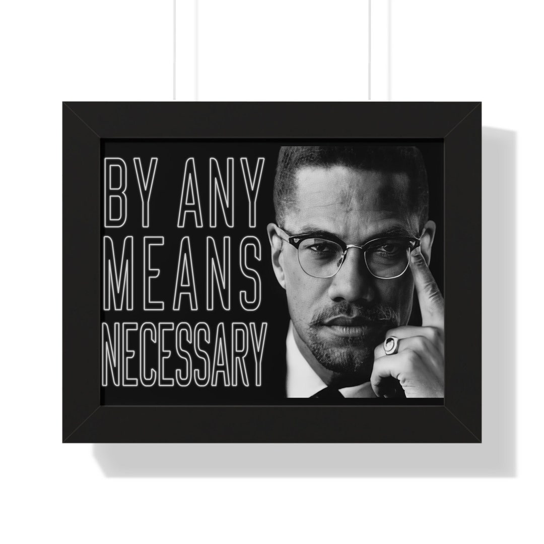 Malcolm X Quote Print: Black History, Civil Rights Art - Etsy