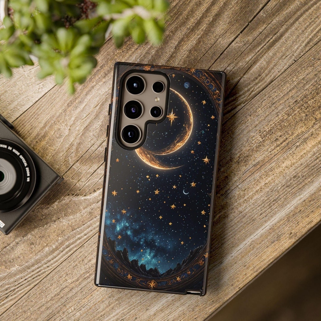 Aesthetic Stained Glass Phone Case, Celestial Phone Case, Space Samsung ...