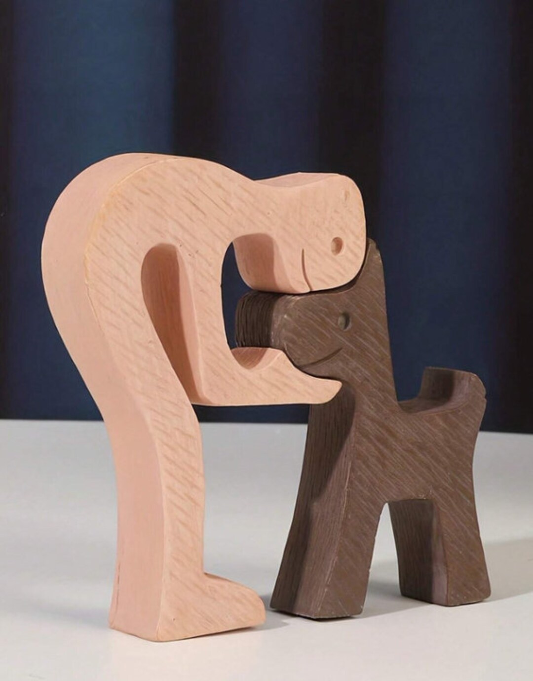Imitation Wooden Abstract Dog Home Decor, Cute Decor, Bar Cafe Decor ...