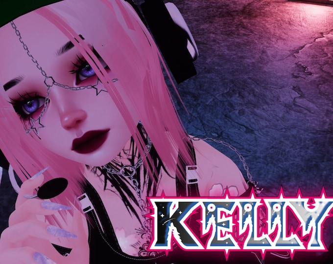 Kelly Goth Girl Vrchat Avatar 3.0 - Etsy