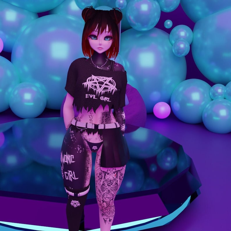 Vrchat Avatar Hecho A Medida Con Blender También Nsfw Etsy España