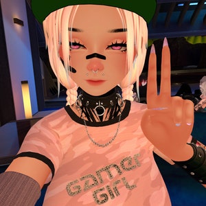 Blossom Gamer Egirl Vrchat Avatar SPS| Unity Ready | FBT Compatible ...