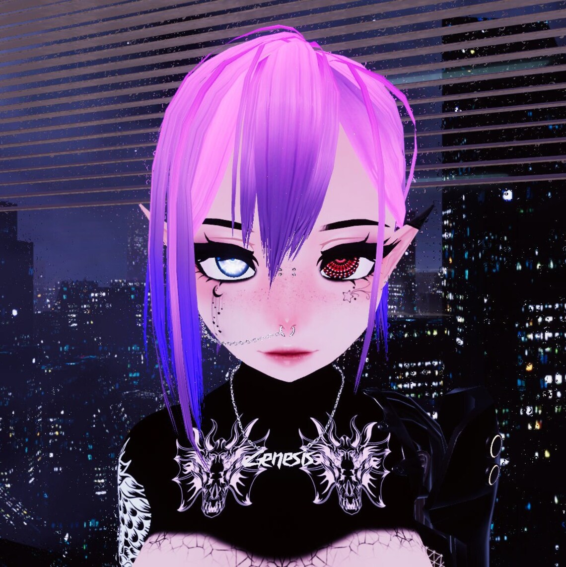 Genesis Cyber Girl Vrchat Avatar 3 0 Etsy