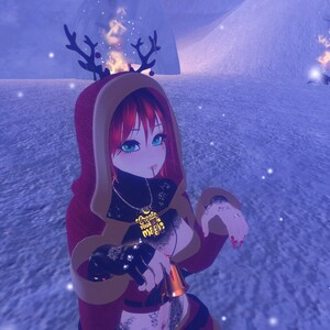 Christmas Girl Velvet Vrchat Avatar 3.0 - Etsy