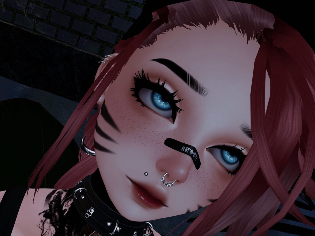 Scarlet Red Viking Girl Vrchat Avatar SPS Unity Ready FBT Compatible ...