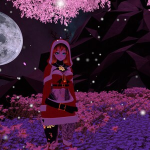 Christmas Girl Velvet Vrchat Avatar 3.0 - Etsy