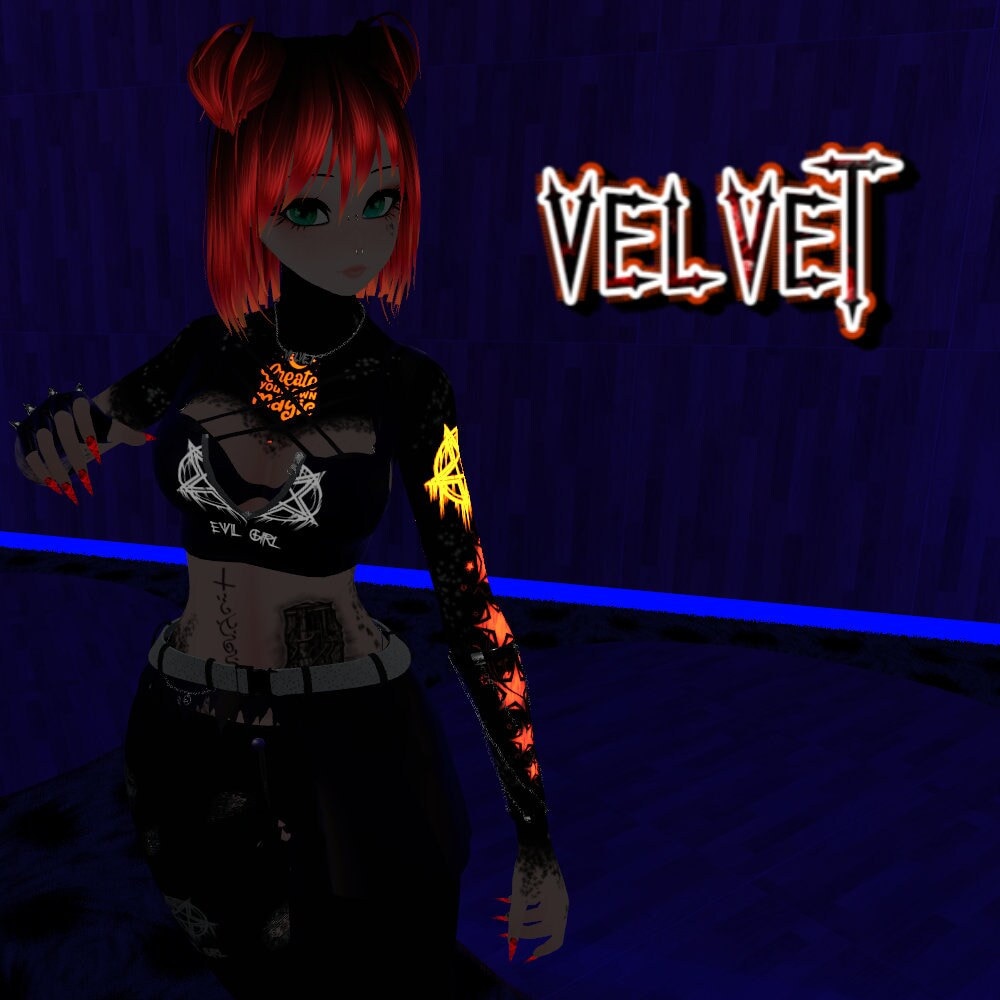 Velvet Gothic Girl Vrchat Avatar 3.0 - Etsy Australia