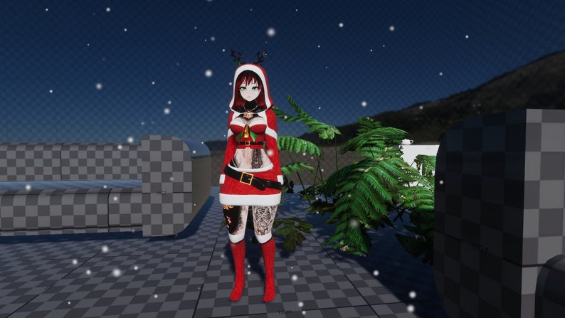 Christmas Girl Velvet Vrchat Avatar 3.0 - Etsy