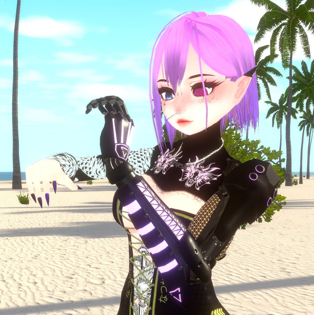 Genesis Cyber Girl Vrchat Avatar 3.0 - Etsy