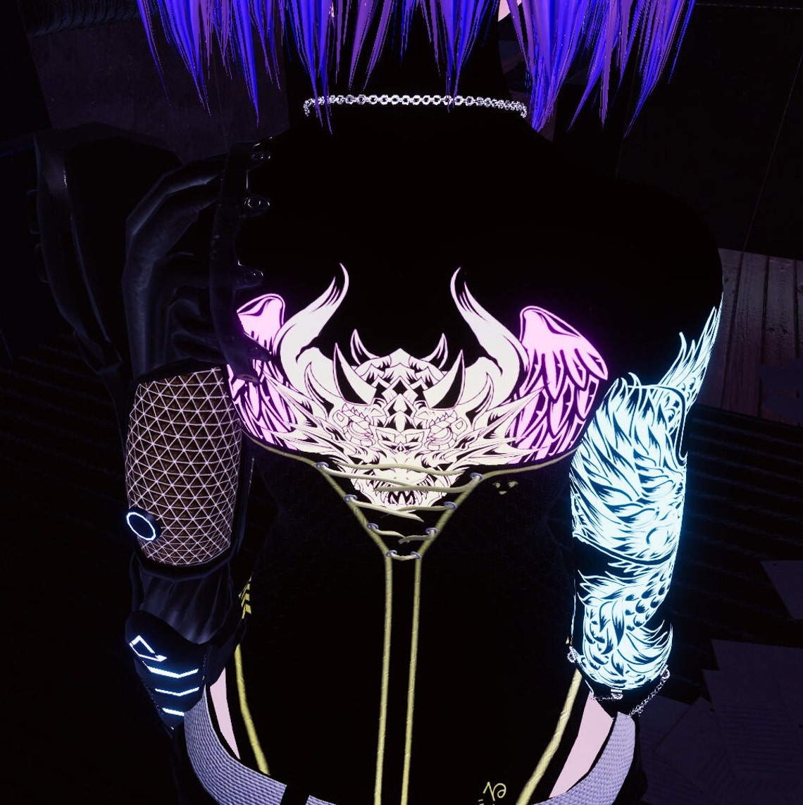Genesis Cyber Girl Vrchat Avatar 3 0 Etsy