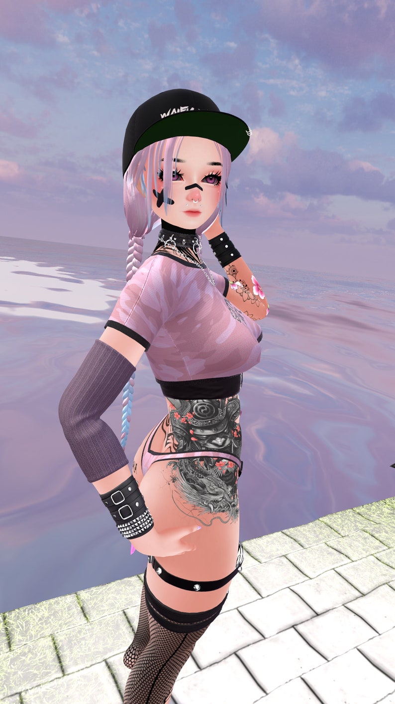 Blossom Gamer Egirl Vrchat Avatar 3.0 - Etsy
