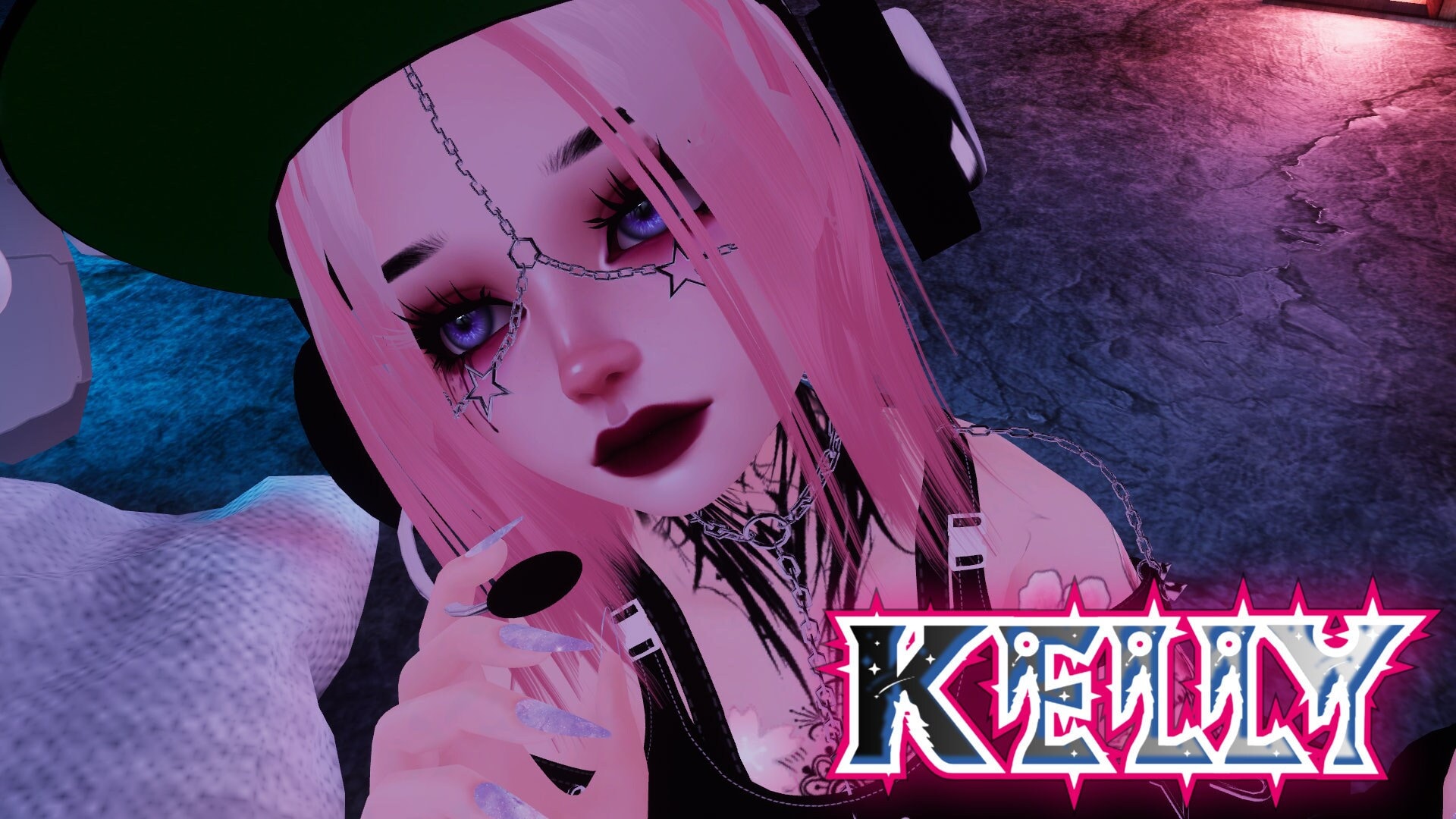 Kelly Goth Girl Vrchat Avatar 3.0 - Etsy