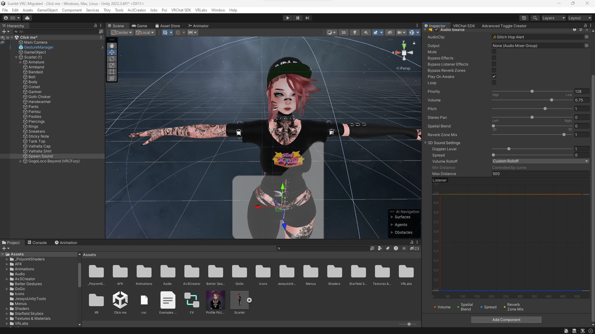 Scarlet Red Viking Girl Vrchat Avatar | FBT Compatible - Etsy