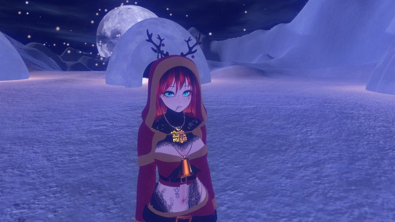 Christmas Girl Velvet Vrchat Avatar 3.0 - Etsy