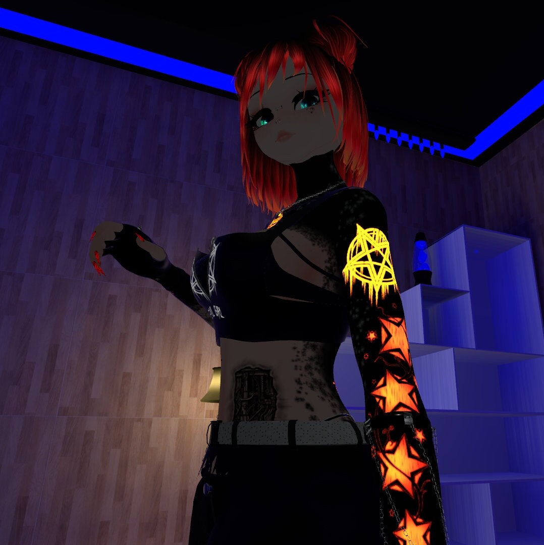Velvet Gothic Girl Vrchat Avatar 3.0 - Etsy