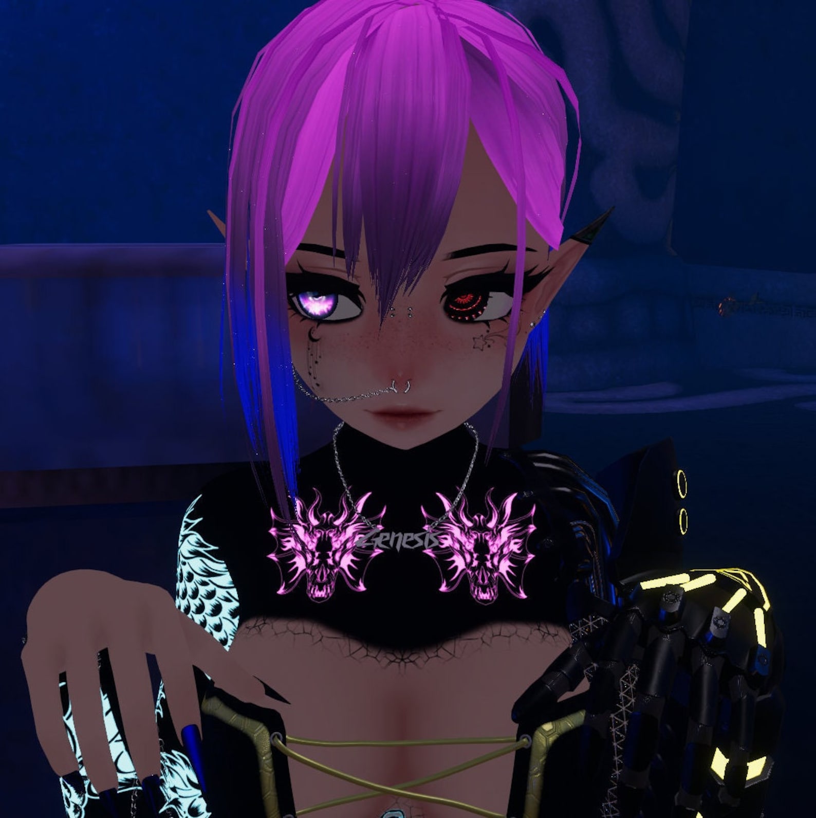 Genesis Cyber Girl Vrchat Avatar 3.0 - Etsy