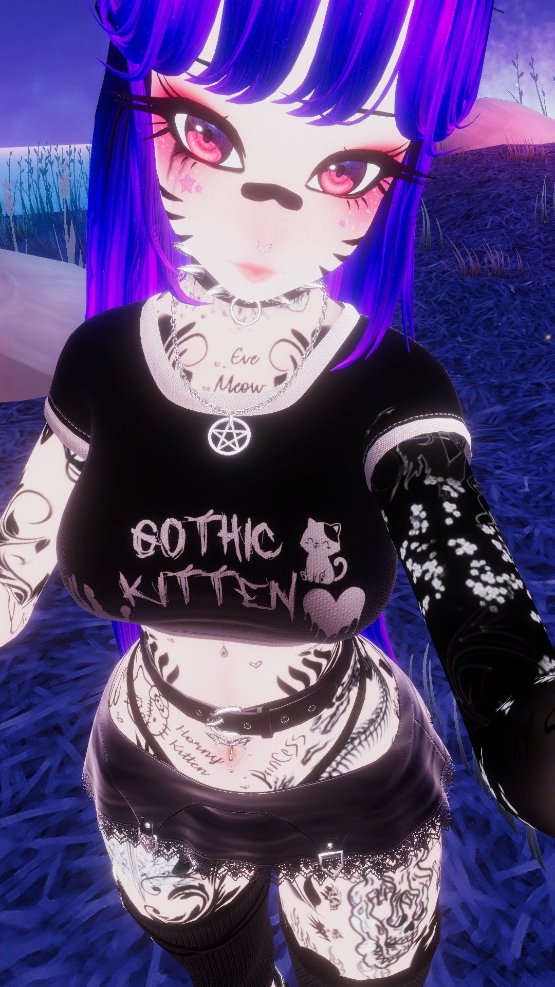 Eve Gothic Kitten Vrchat Avatar 3.0 - Etsy