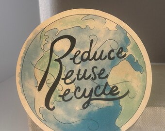 Reduce Sticker - Etsy