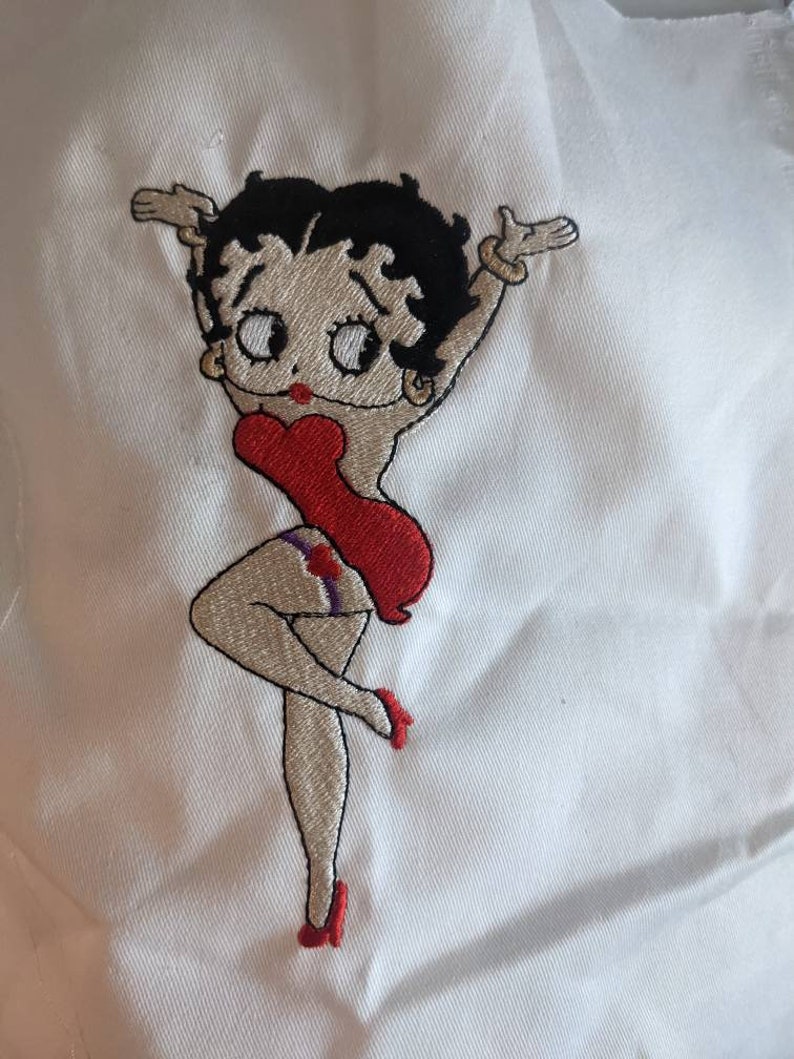 Betty Boop Hooray 5 X 7 Hoop - Etsy
