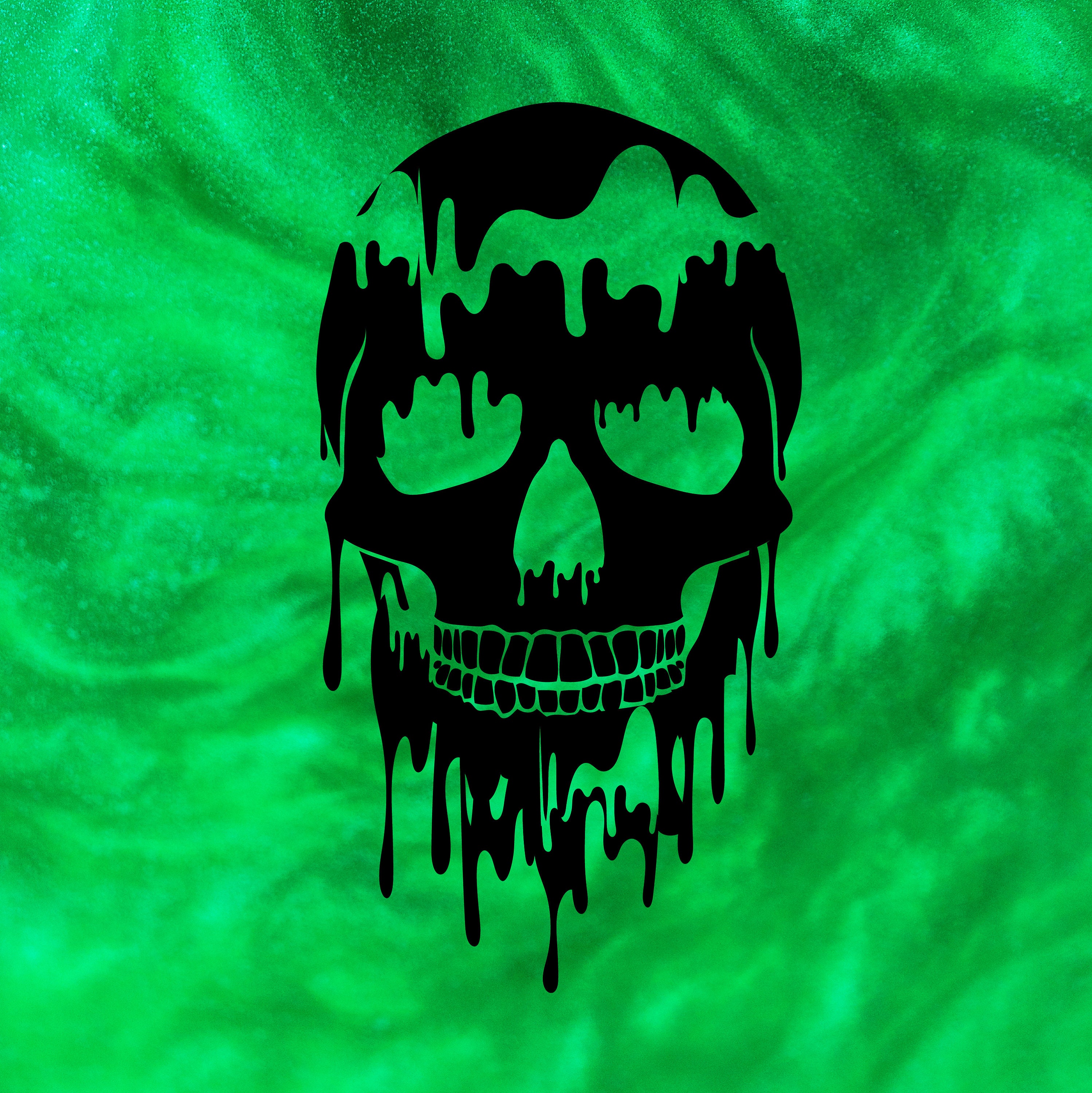 Dripping Skull Graphic, Dripping Skull, Halloween Graphic, Skull ...