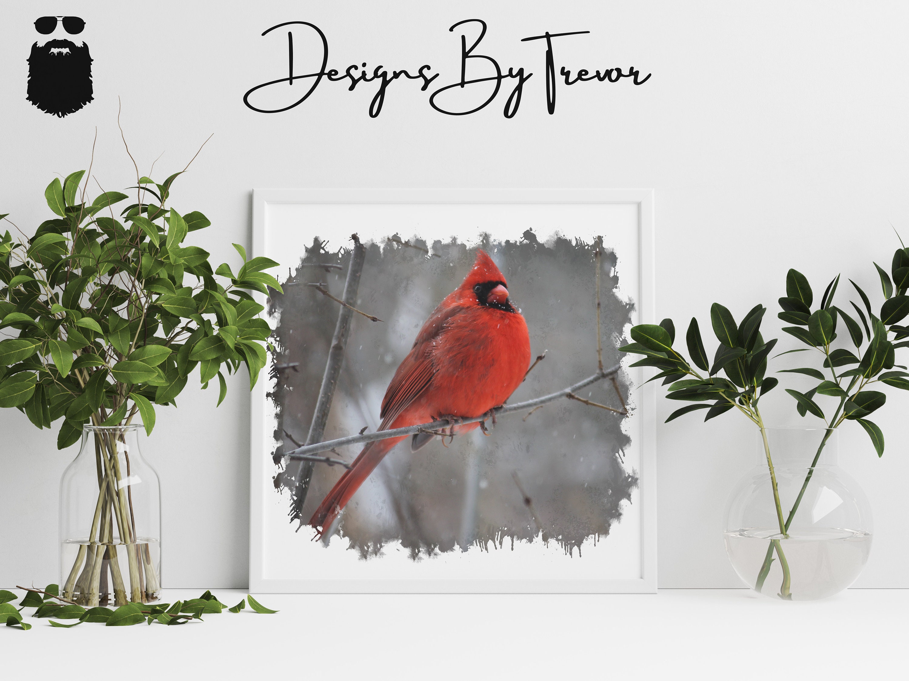 Cardinal Sublimation Design PNG Digital Download DTF Tumbler - Etsy